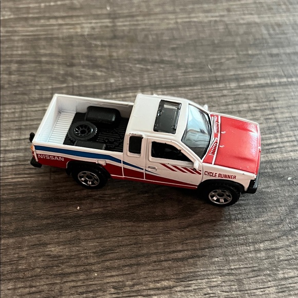 Hot Wheels | Toys | Nissan Cycle Runner Toy Truck Red White And Blue ...